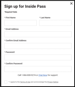 Sign Up for Whirlpool Inside Pass - MyWhirlpool